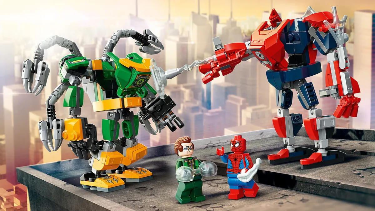 Spider-Man & Doctor Octopus Mech Battle - Videos - LEGO.com for kids