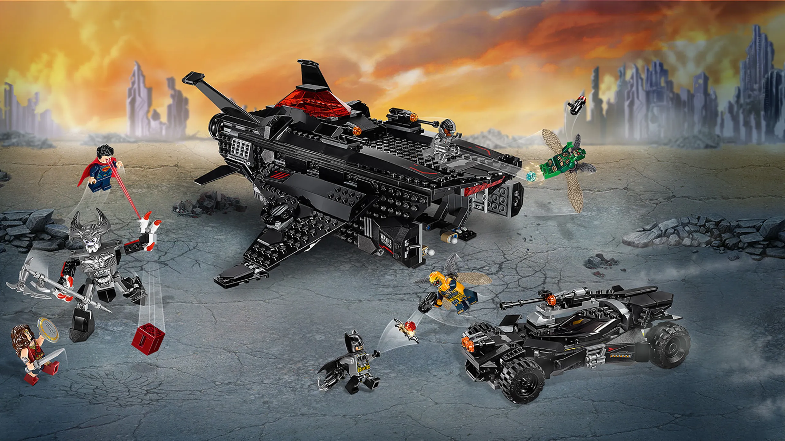 Flying Fox: Batmobile Airlift Attack - Videos - LEGO.com for kids