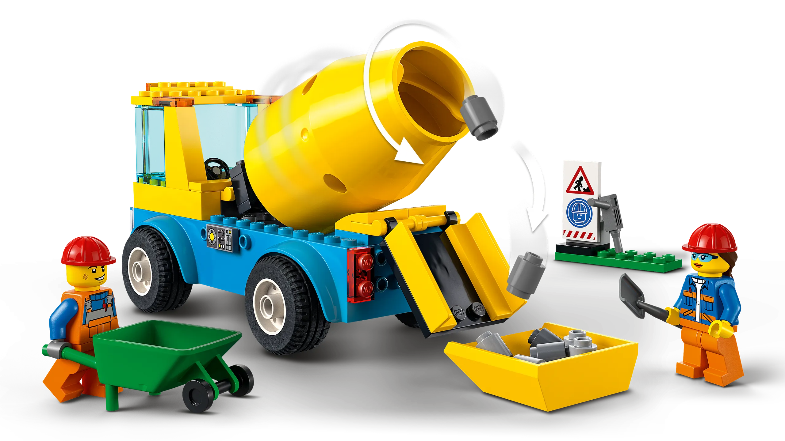Cement Mixer Truck - Videos - LEGO.com for kids