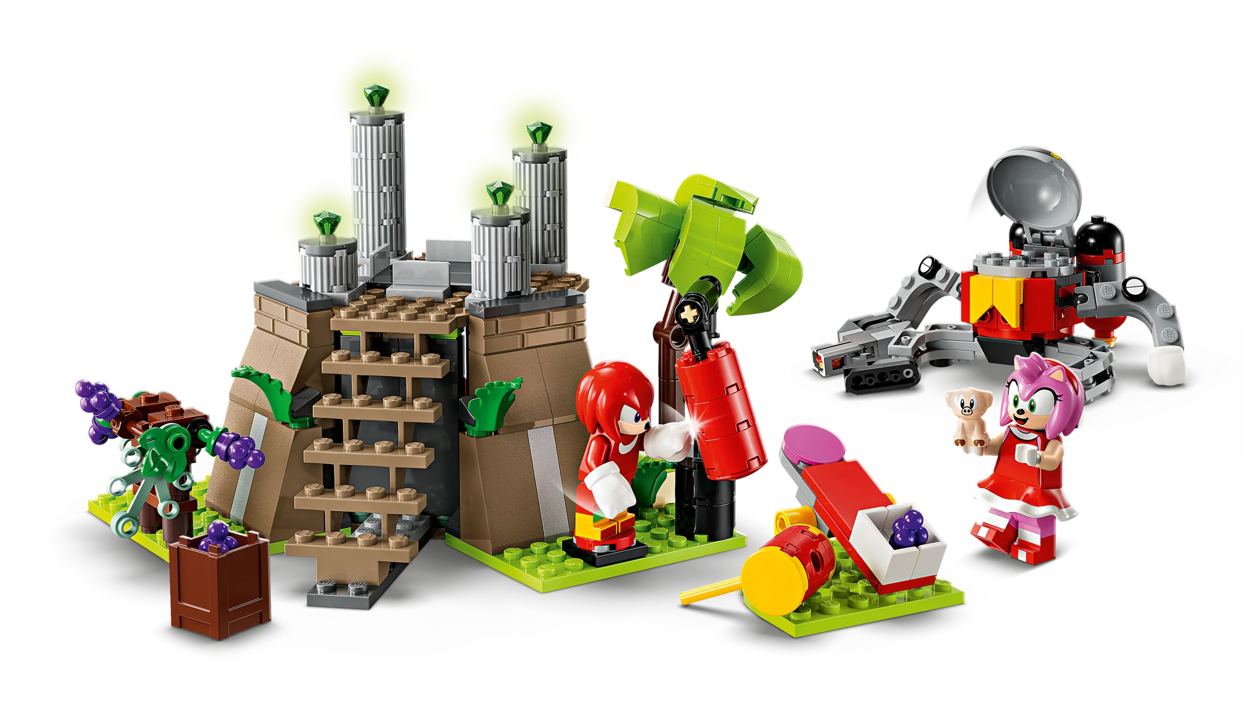 Knuckles and the Master Emerald Shrine - Videos - LEGO.com for kids