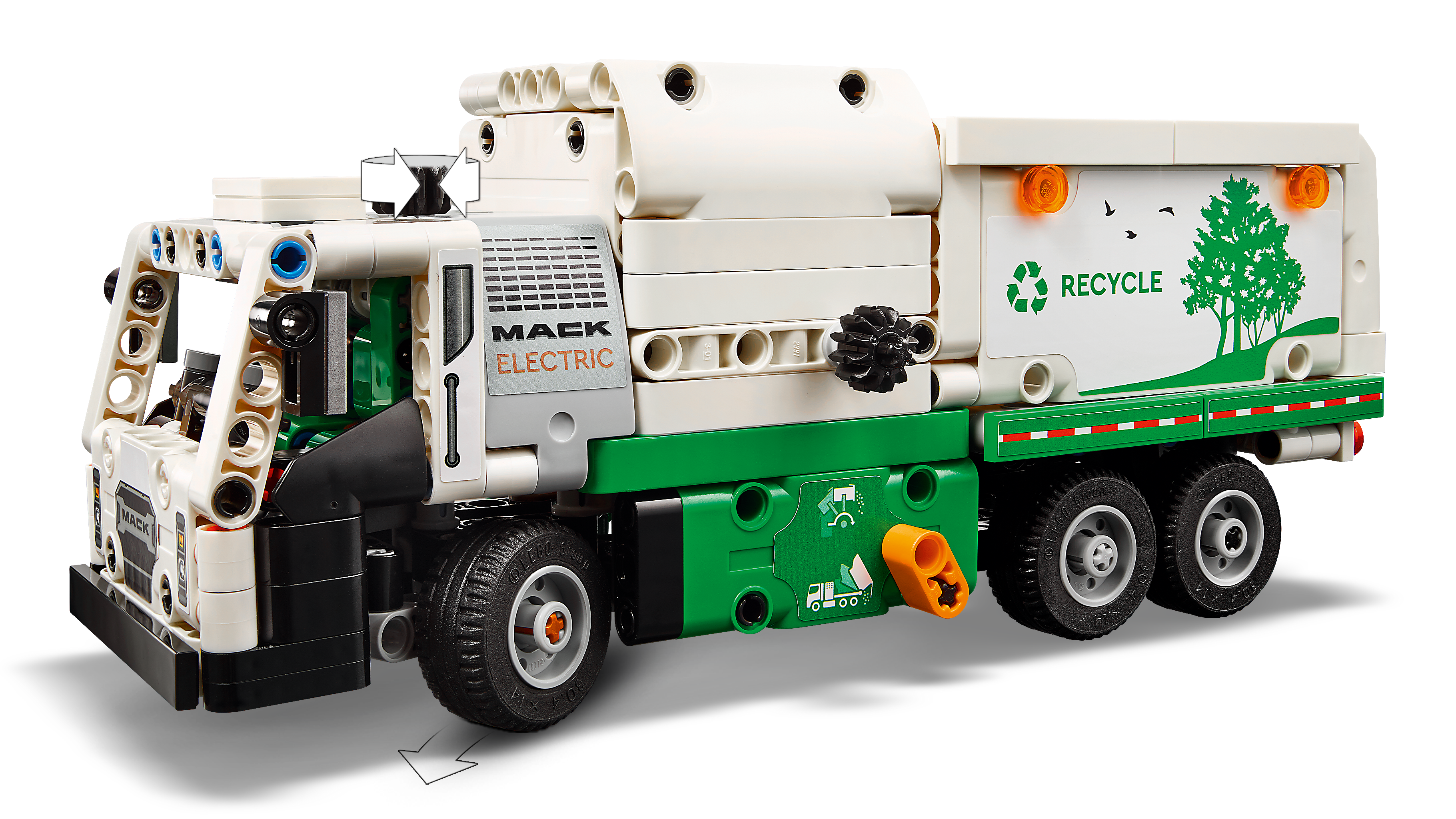 Camión de Residuos Mack® LR Electric - Videos - LEGO.com para niños