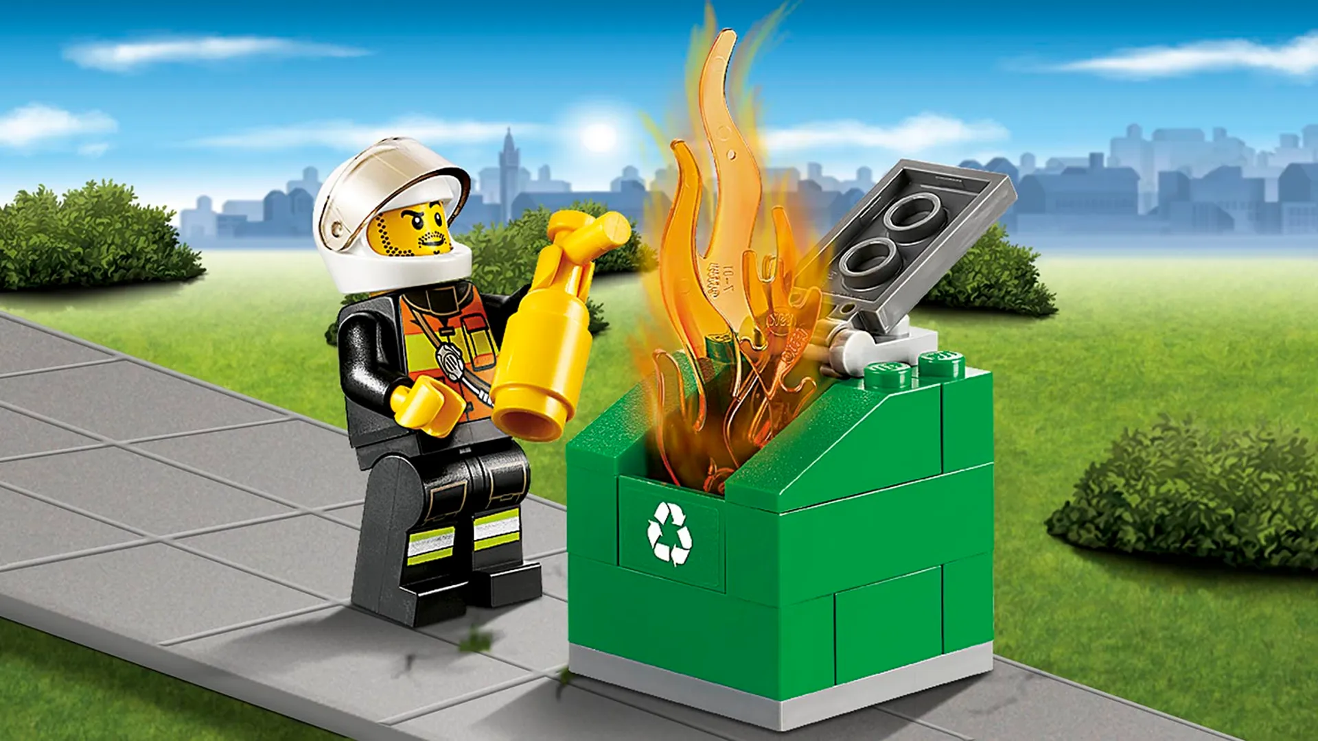 Fire Motorcycle - Videos - LEGO.com for kids