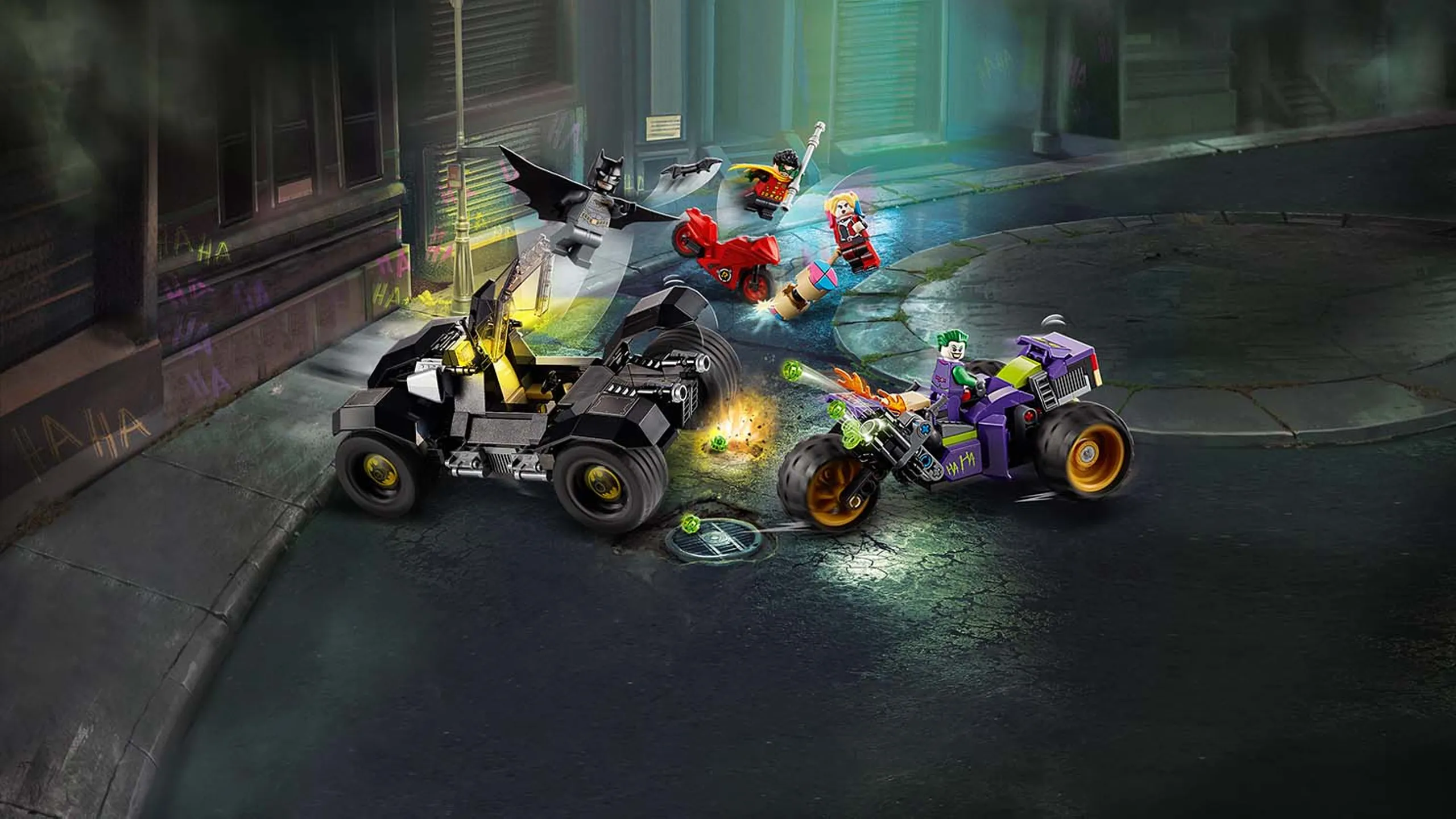 Joker's Trike Chase - Videos - LEGO.com for kids