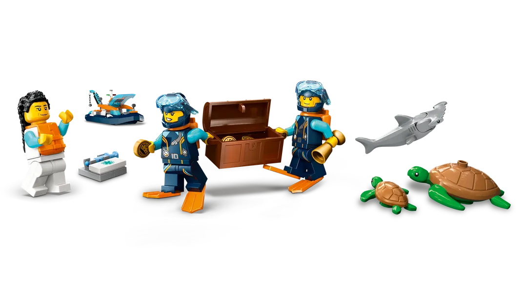 Explorer Diving Boat - Videos - LEGO.com for kids