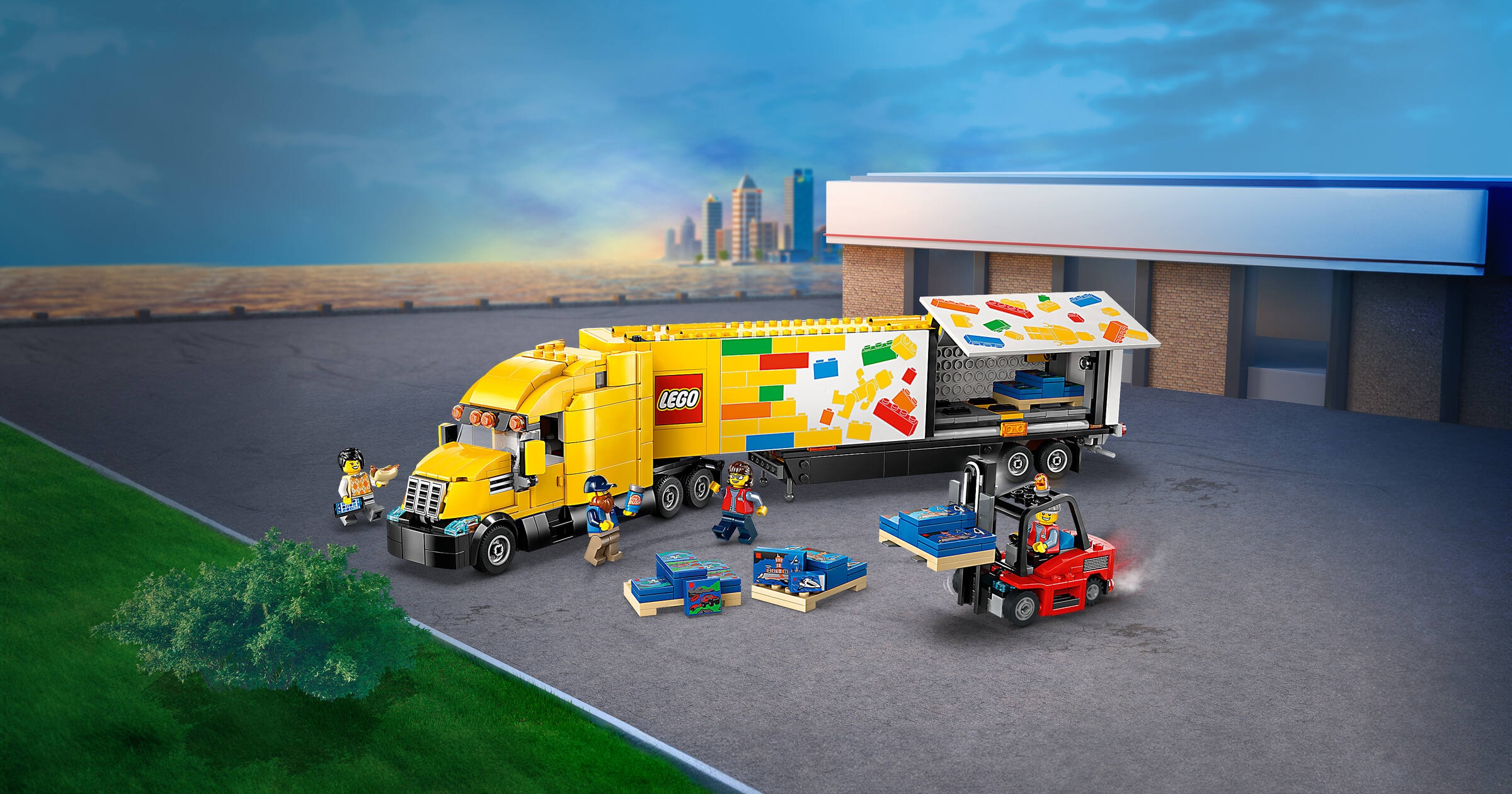 Camión de Reparto Amarillo - Videos - LEGO.com para niños