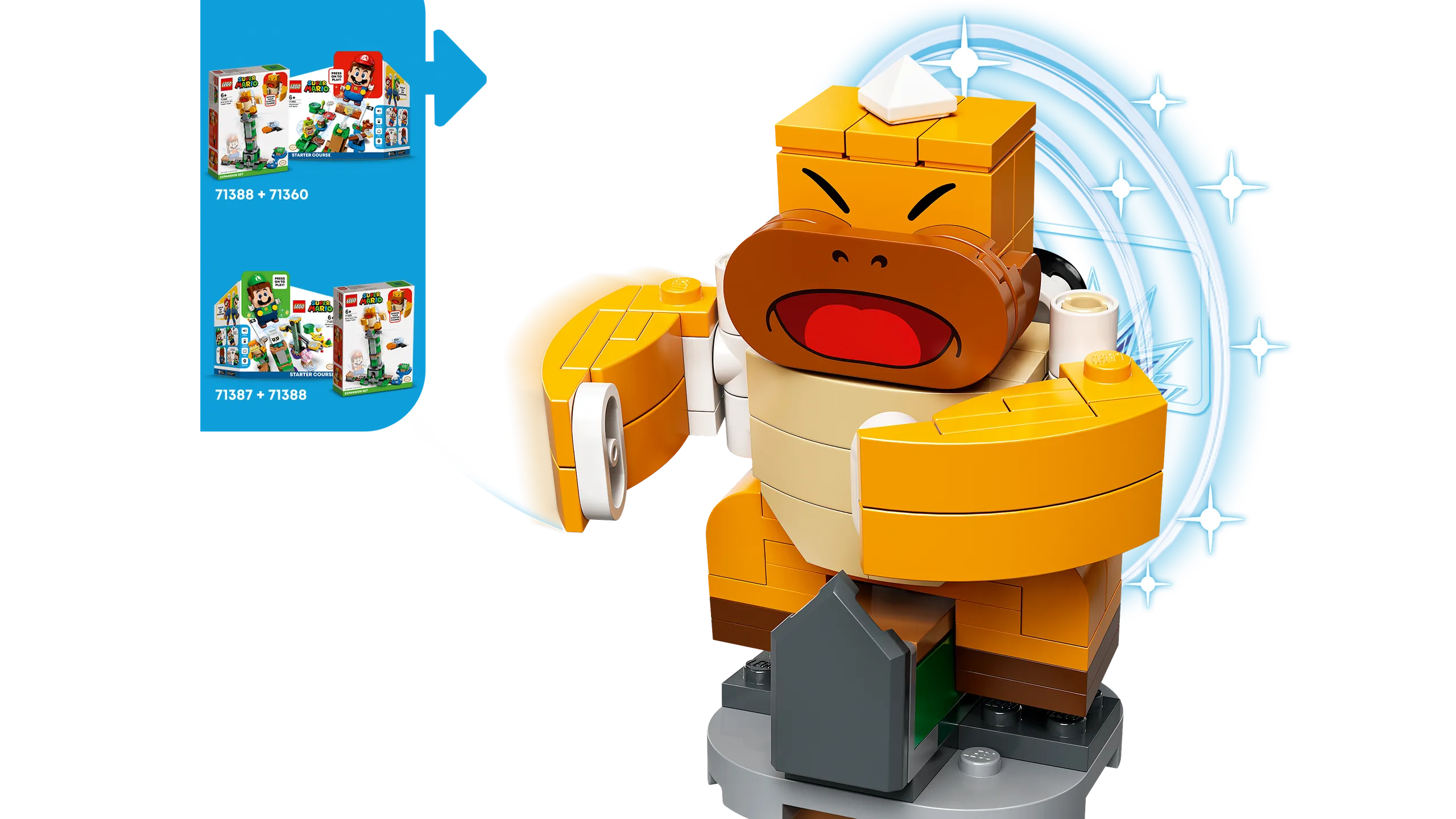 Boss Sumo Bro Devrilen Kule Ek Macera Seti - Video - Çocuklar için LEGO.com