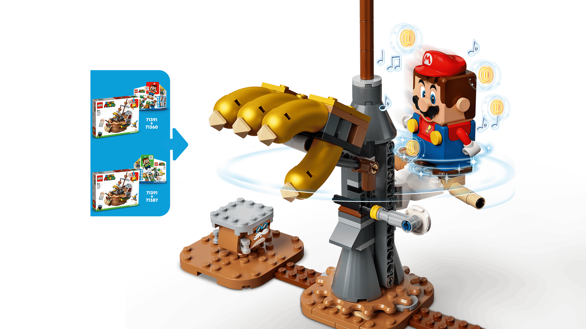 Bowser’s Airship Expansion Set - Videos - LEGO.com for kids