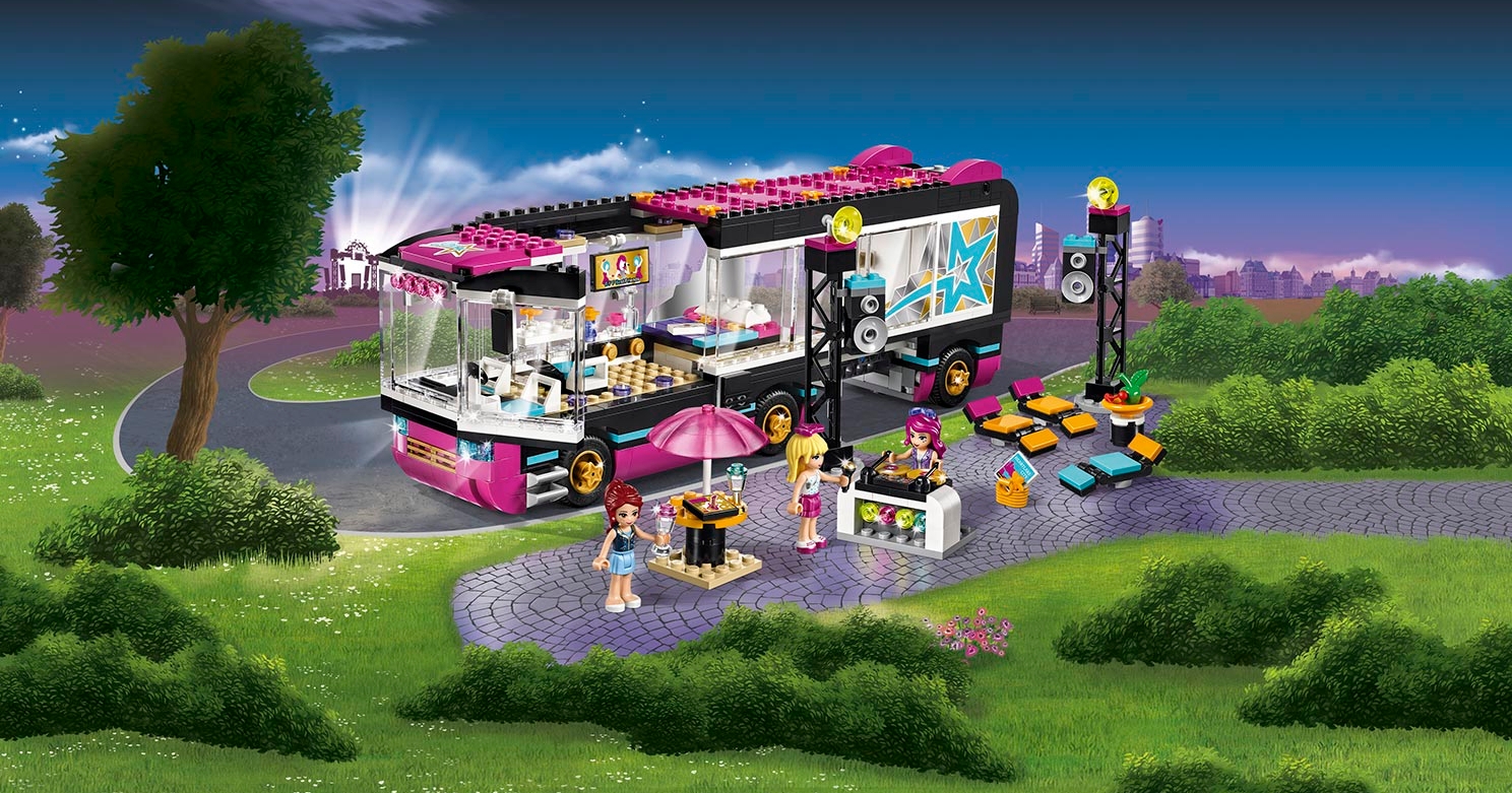 Pop Star Tour Bus - Videos - LEGO.com for kids