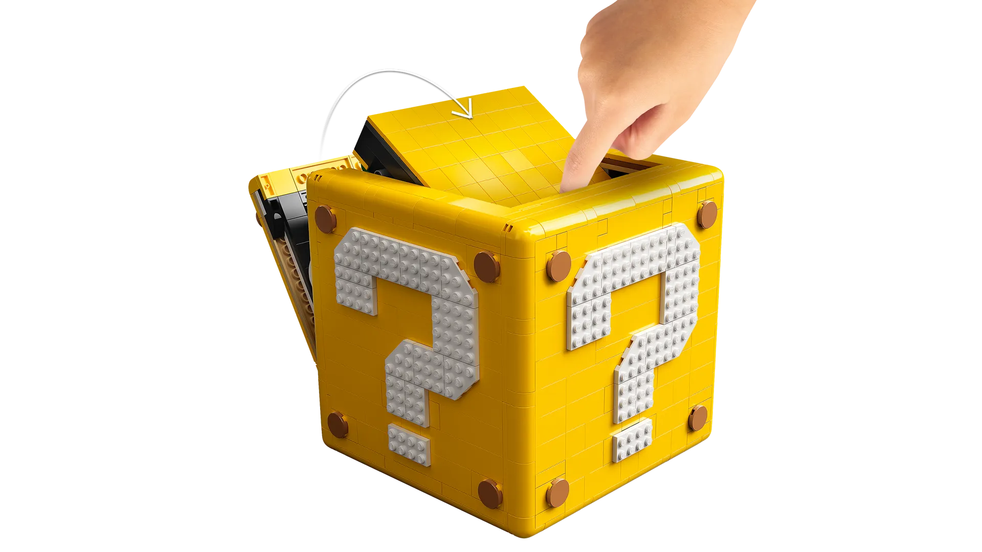 Super Mario 64™ Question Mark Block - Videos - LEGO.com for kids