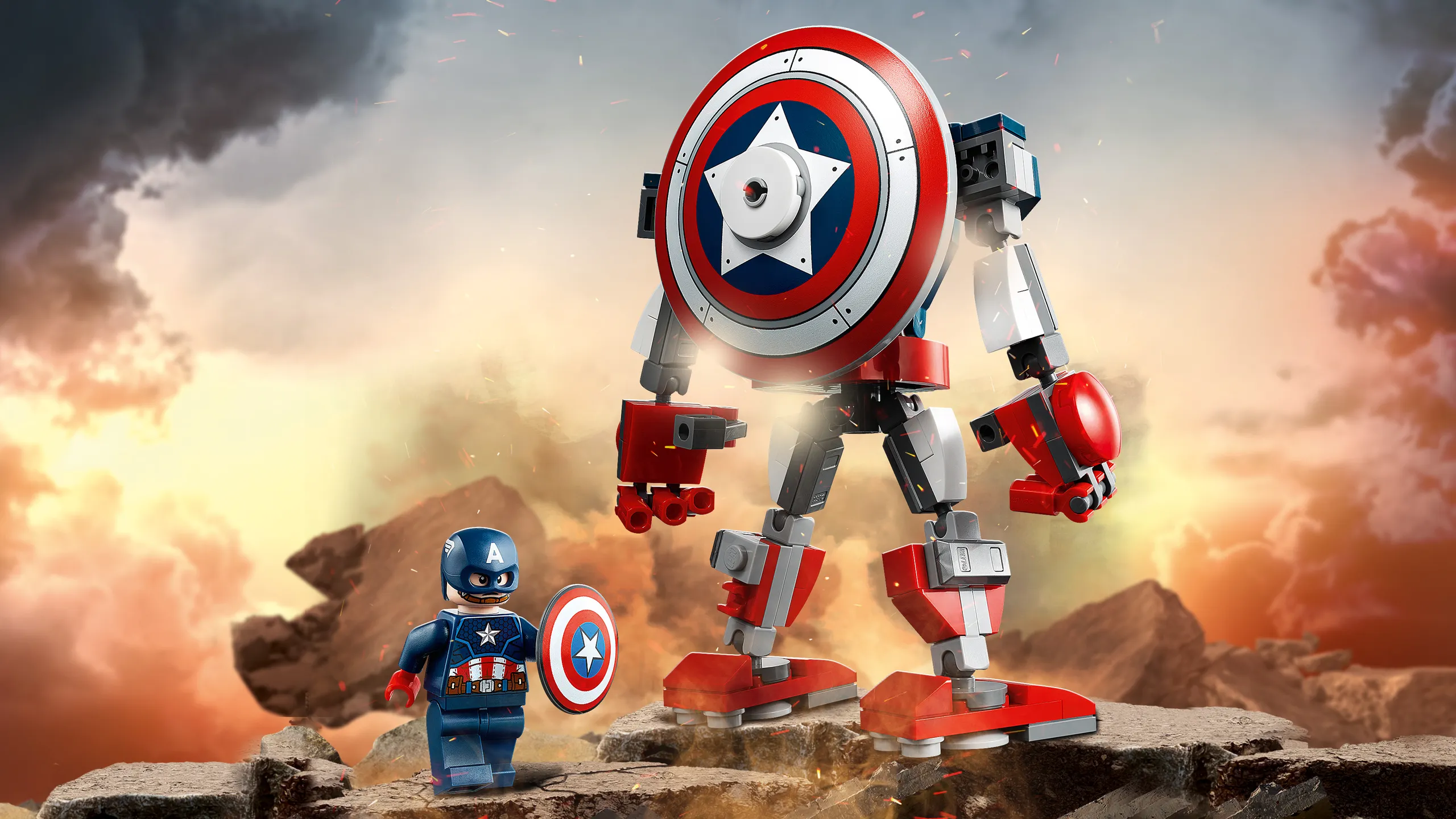 Captain America Mech Armor - Videos - LEGO.com for kids