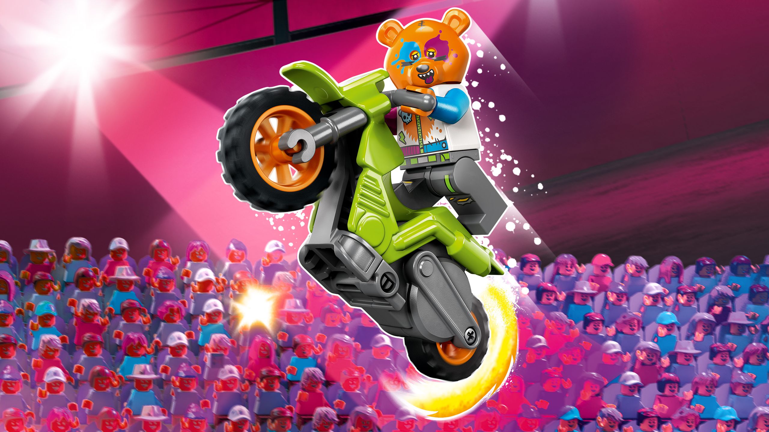 Bear Stunt Bike - Videos - LEGO.com for kids