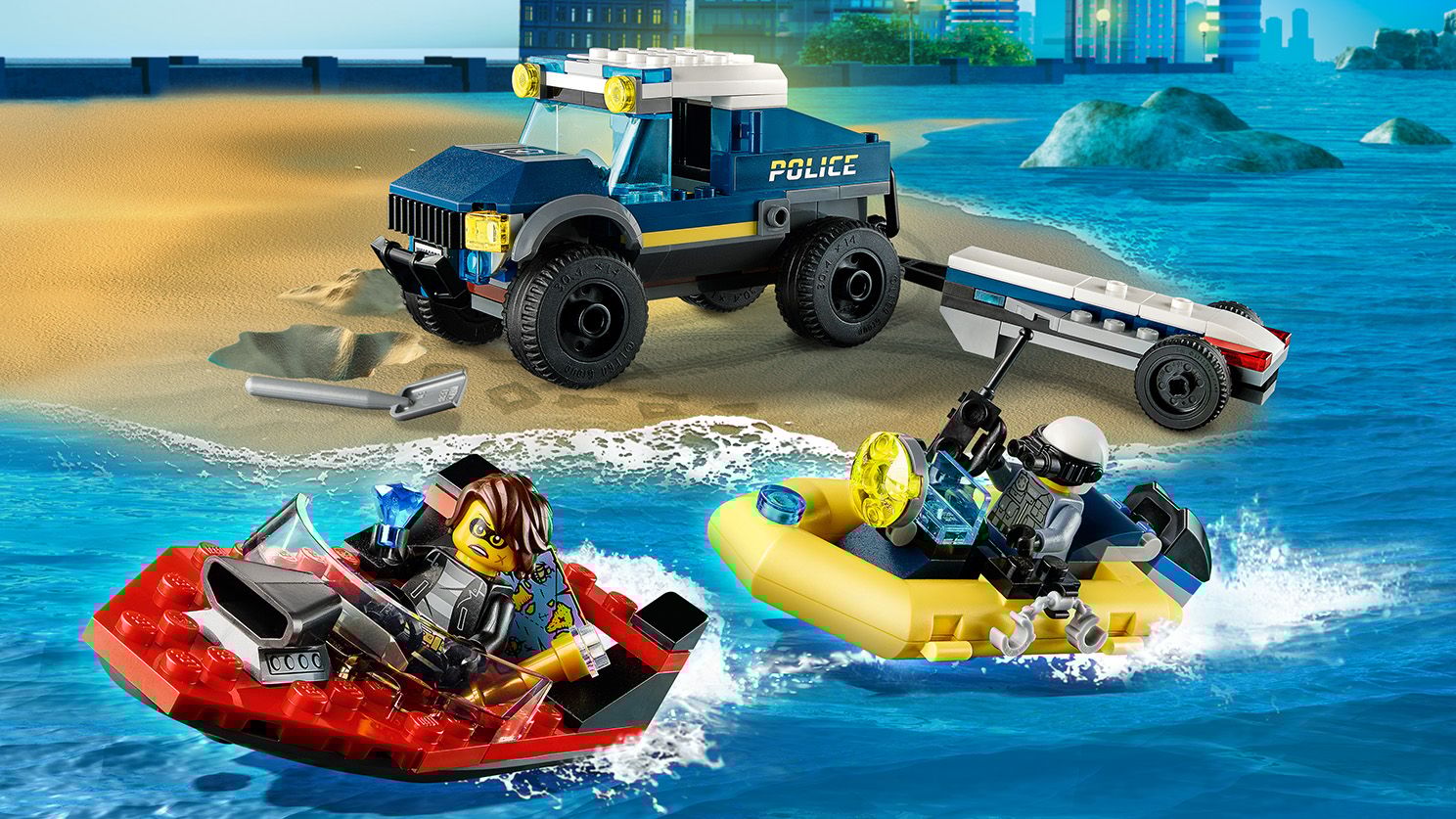 Police Boat Transport - Videos - LEGO.com for kids