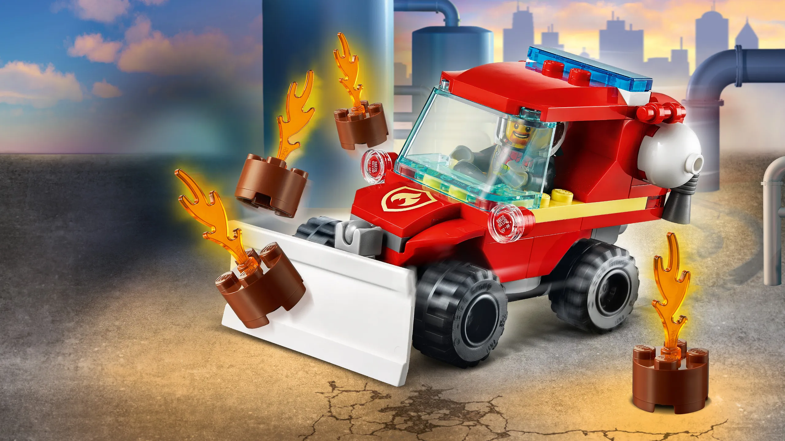 Fire Hazard Truck - Videos - LEGO.com for kids