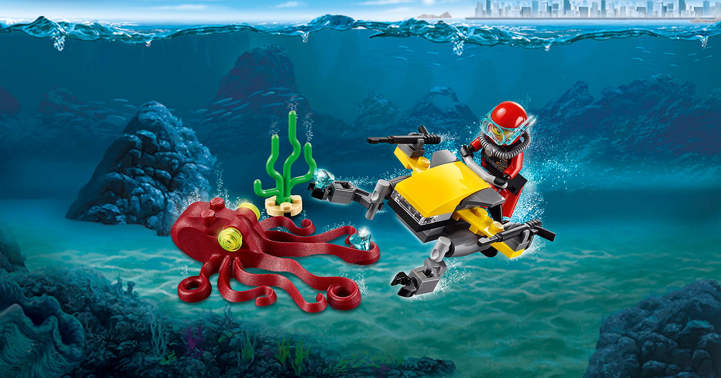 Deep Sea Scuba Scooter - Videos - LEGO.com for kids
