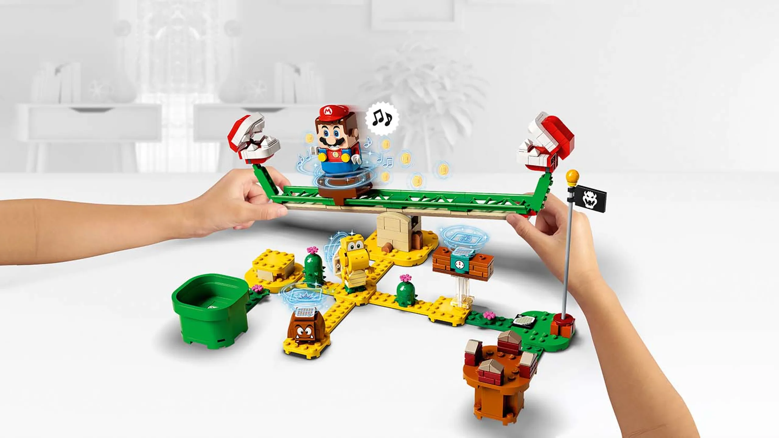 Piranha Plant Power Slide Expansion Set - Videos - LEGO.com for kids