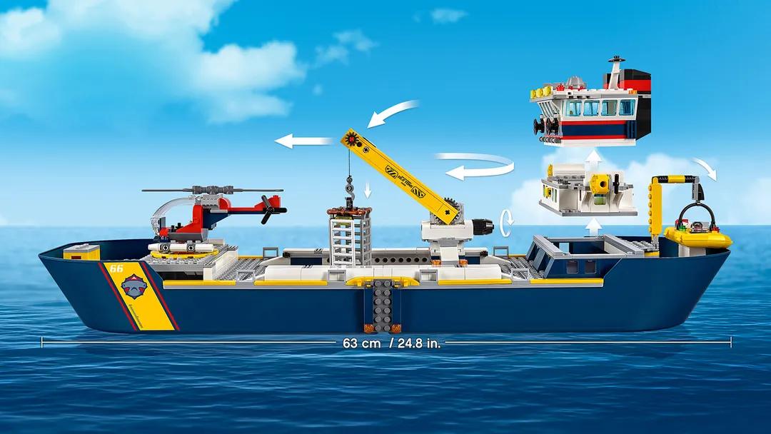 Ocean Exploration Ship - Videos - LEGO.com for kids