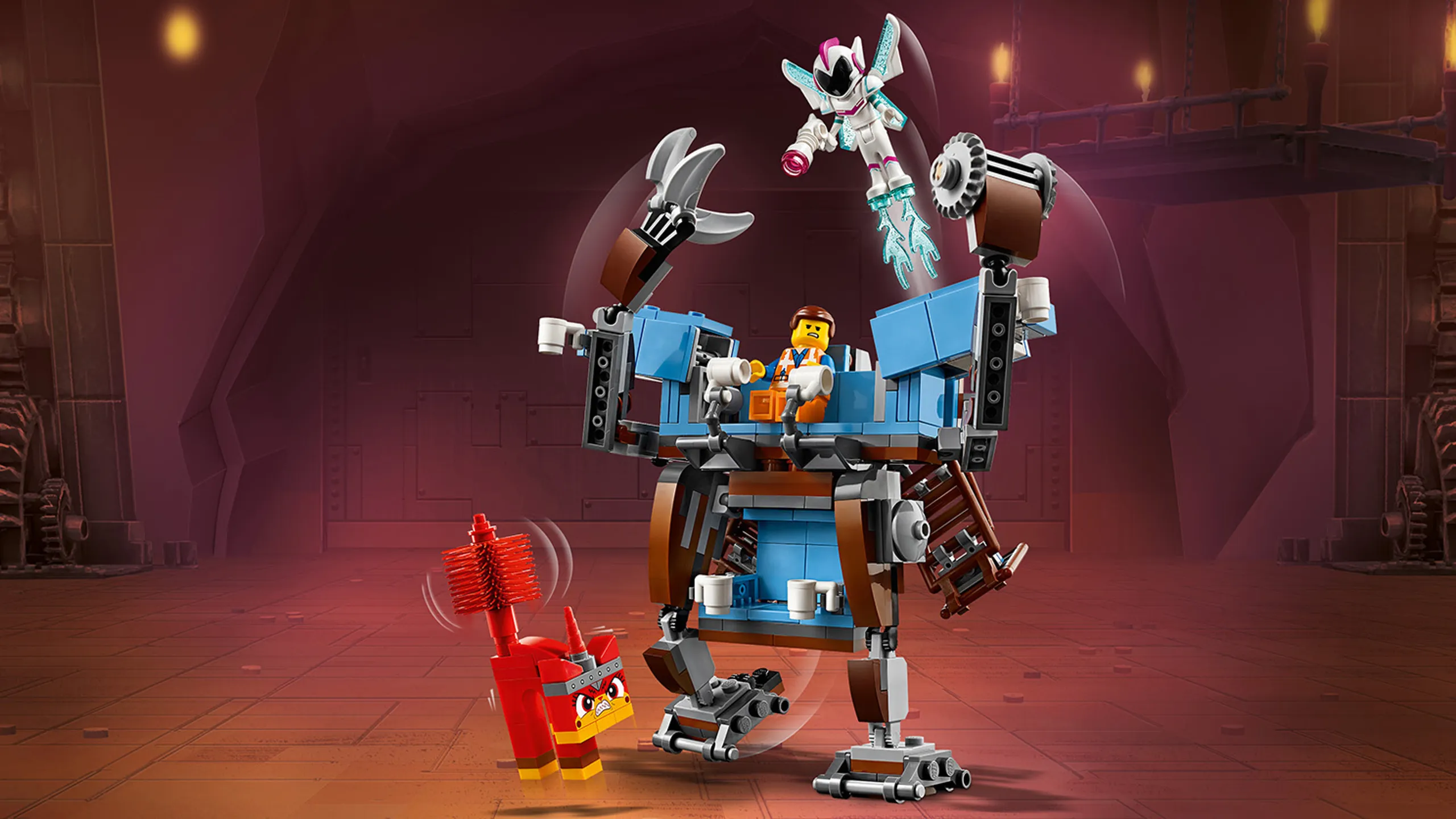 Emmet’s Triple-Decker Couch Mech - Videos - LEGO.com for kids