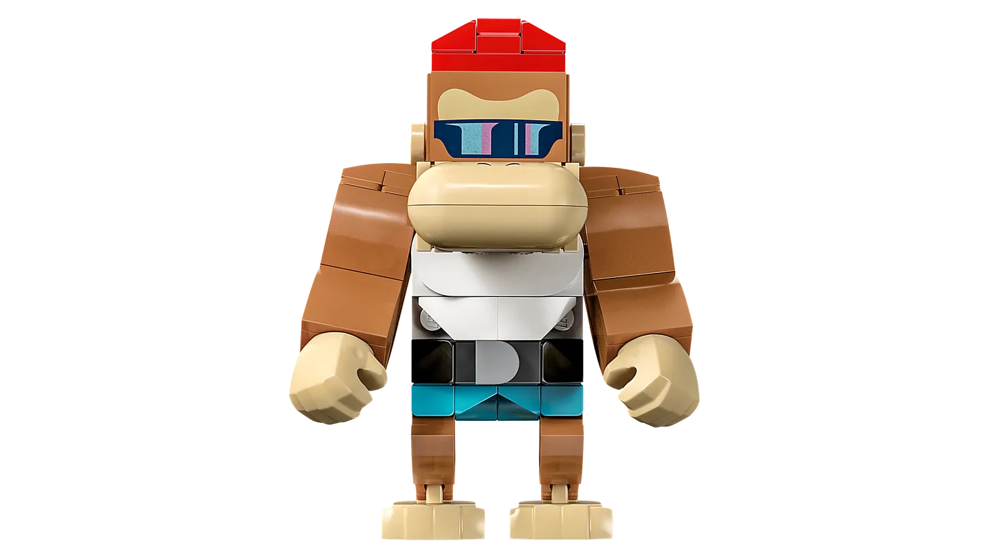 Diddy Kong's Mine Cart Ride Expansion Set - Videos - LEGO.com for kids