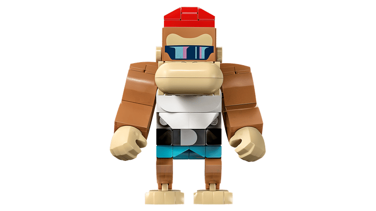 Diddy Kong's Mine Cart Ride Expansion Set - Videos - LEGO.com for kids