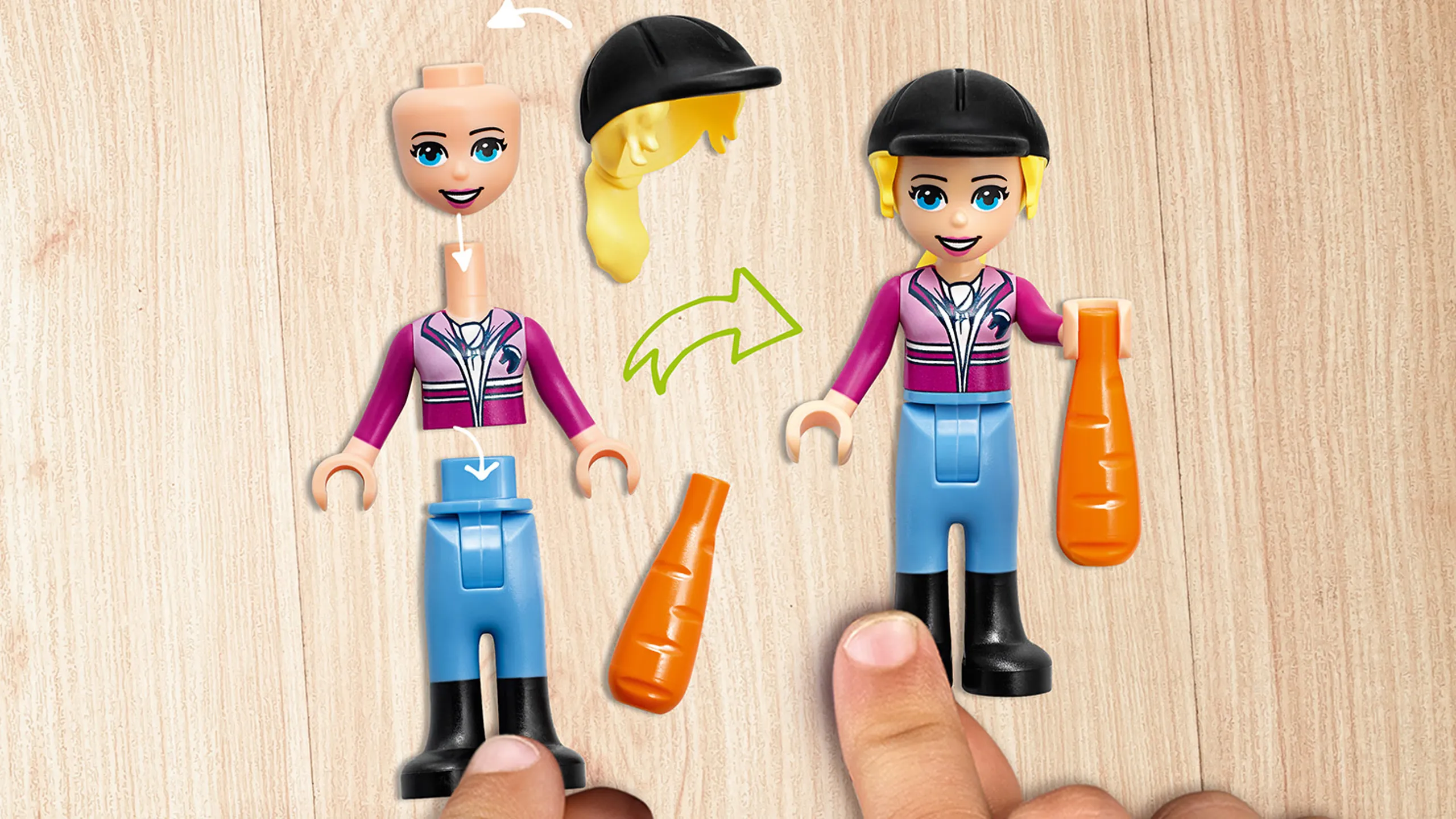 Stephanie's Horse Jumping - Videos - LEGO.com for kids