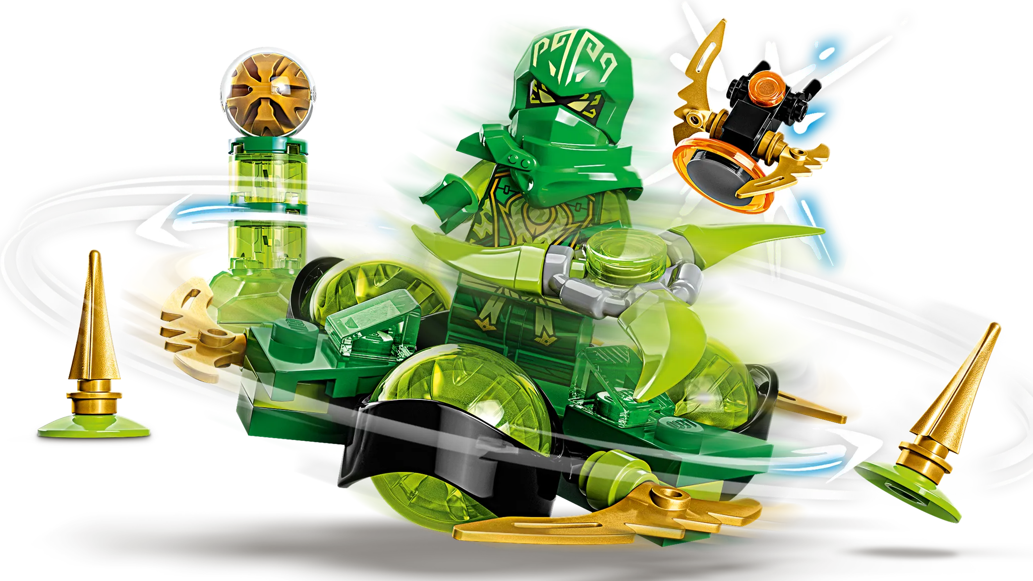 Lloyd's Dragon Power Spinjitzu Spin - Videos - LEGO.com for kids