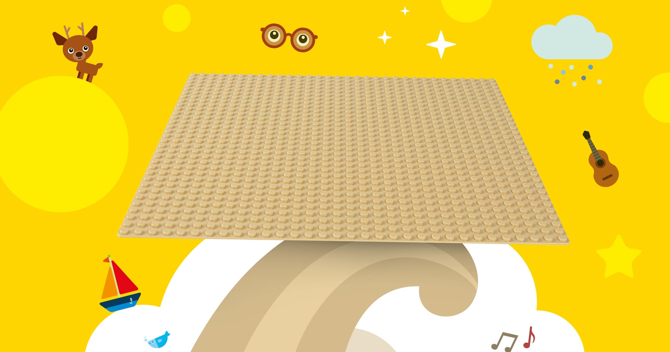 Sand Baseplate - Videos - LEGO.com for kids