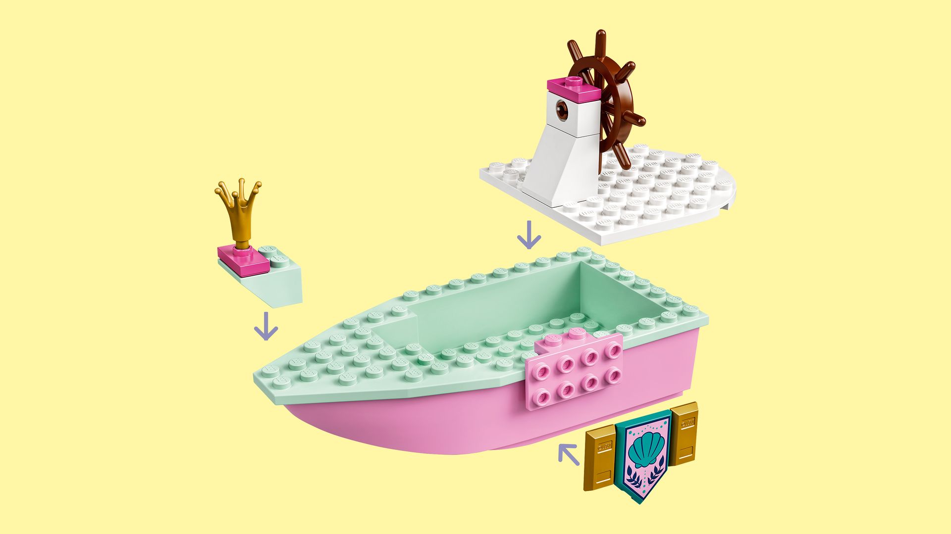 Ariel’s Celebration Boat - Videos - LEGO.com for kids