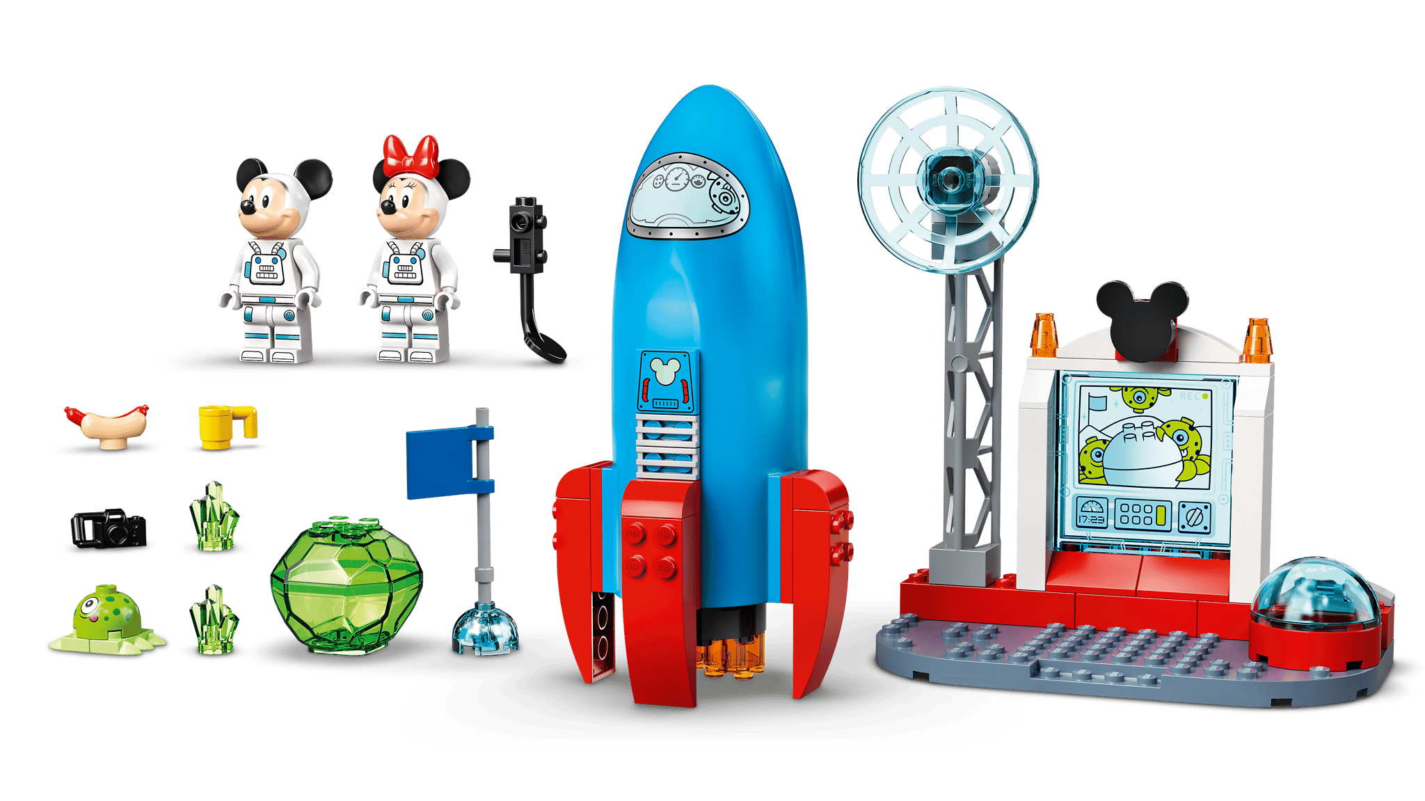 Cohete Espacial de Mickey Mouse y Minnie Mouse - Videos - LEGO.com para ...