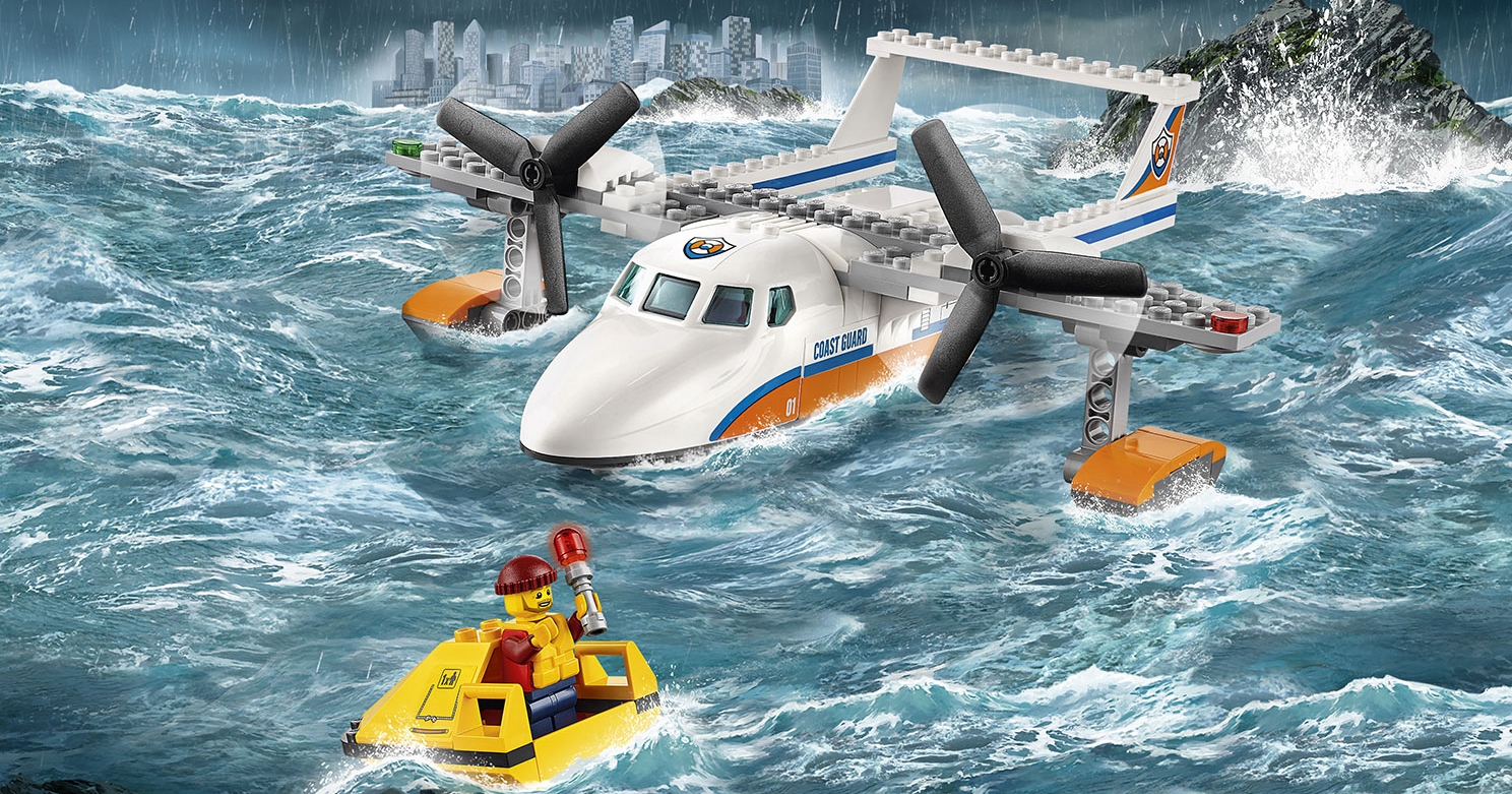 Sea Rescue Plane - Videos - LEGO.com for kids