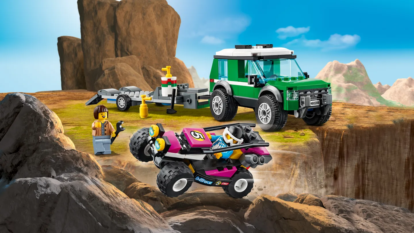 Race Buggy Transporter - Videos - LEGO.com for kids