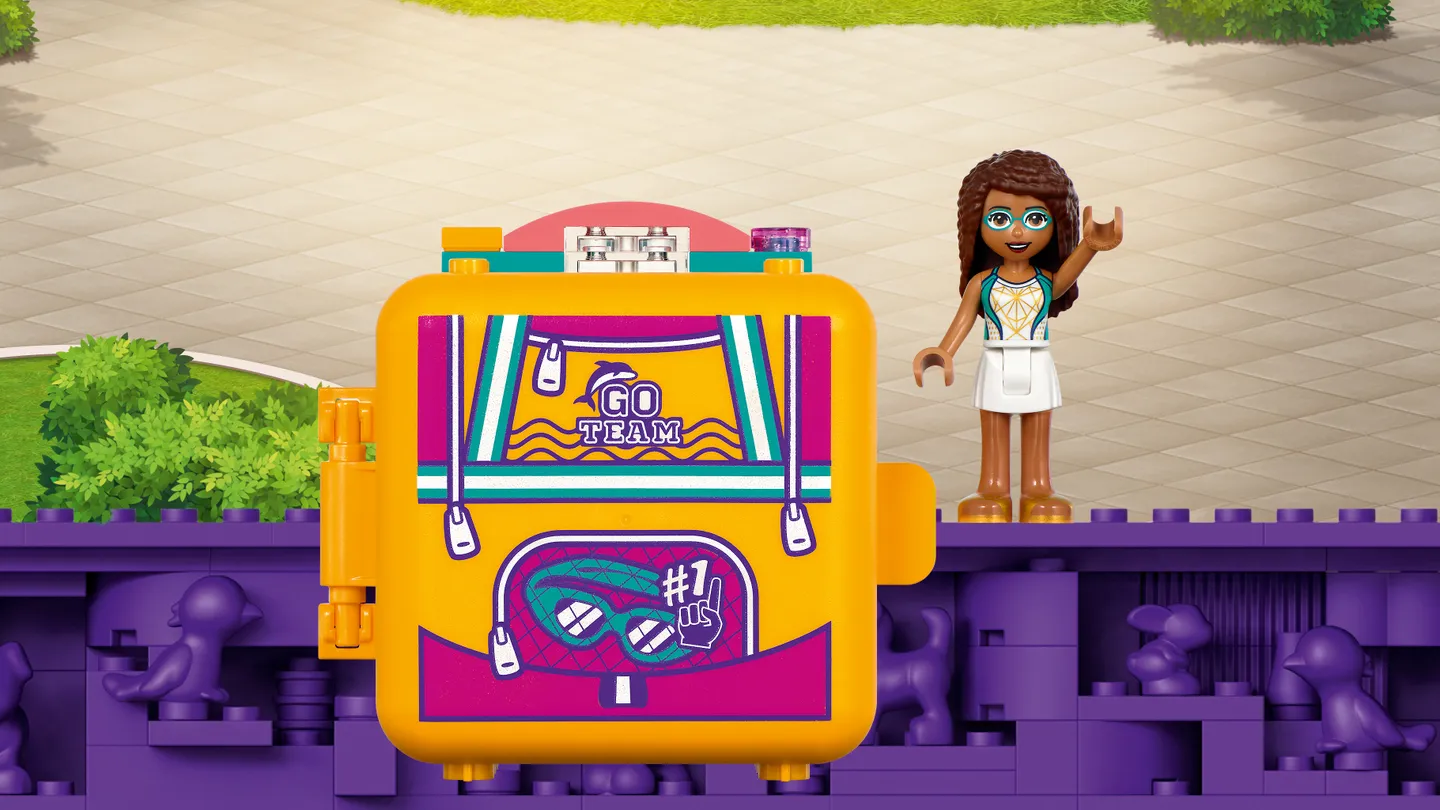 Andrea's Swimming Cube - Videos - LEGO.com for kids
