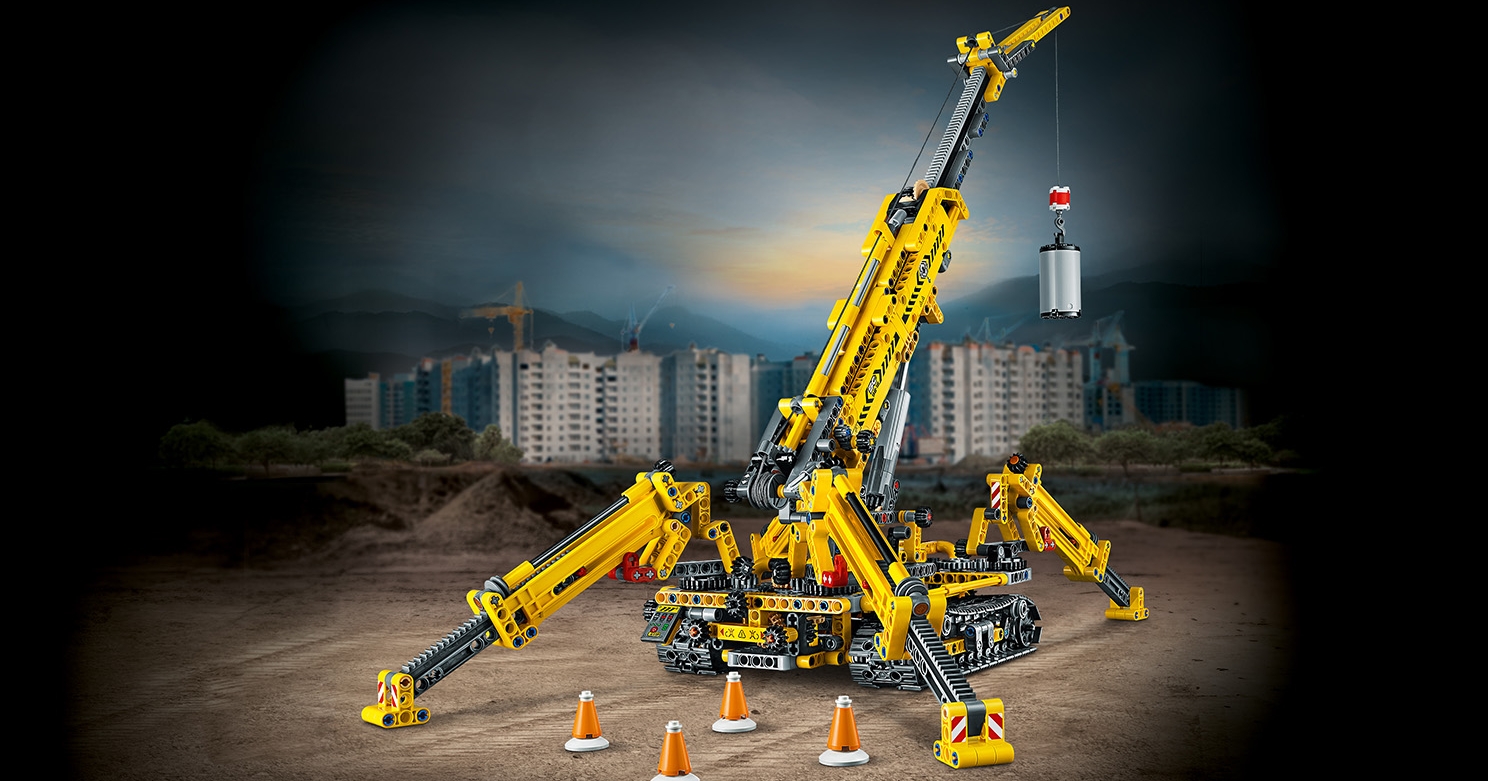 Compact Crawler Crane - Videos - LEGO.com for kids