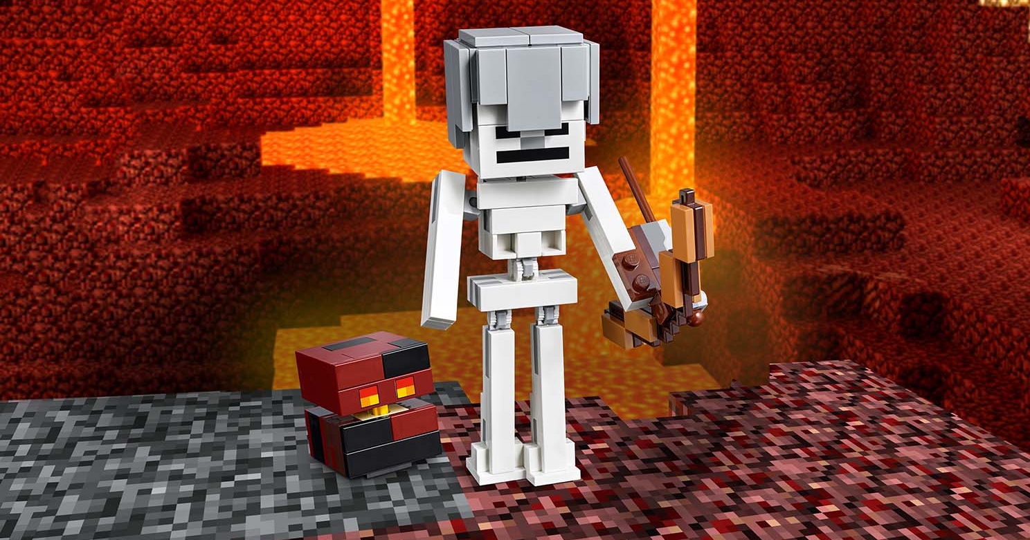 Skeleton BigFig with Magma Cube - Videos - LEGO.com for kids