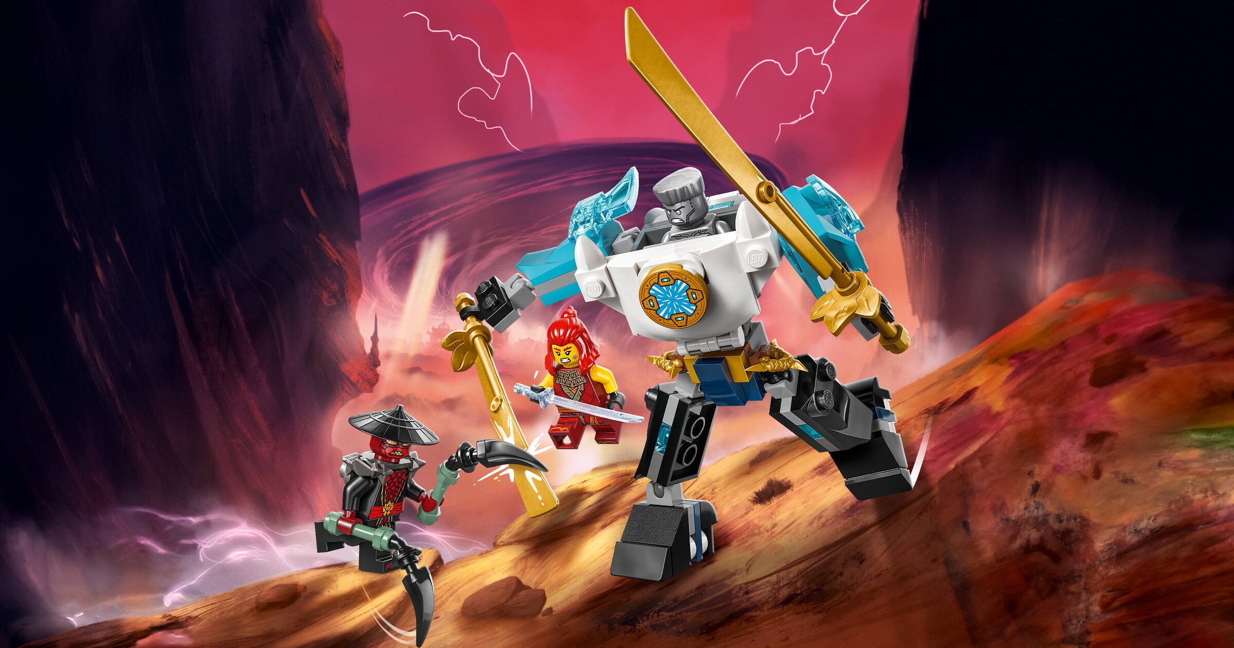 Zane's Battle Suit Mech - Videos - LEGO.com for kids