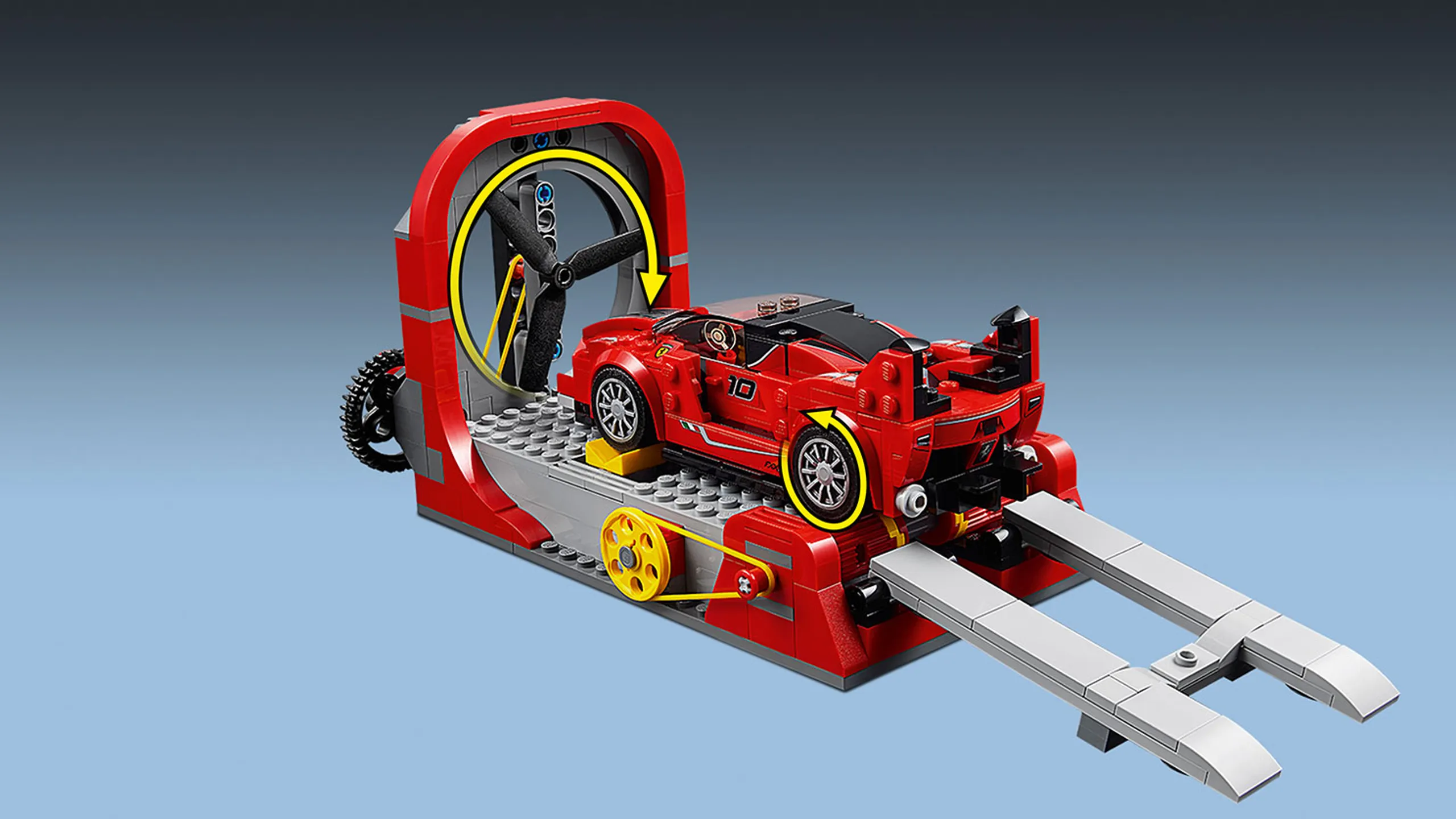 Ferrari FXX K & Development Center - Videos - LEGO.com for kids