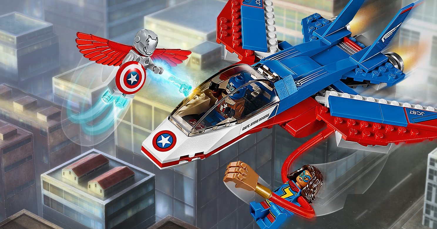 Captain America Jet Pursuit - Videos - LEGO.com for kids