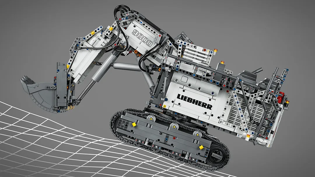 Liebherr R 9800 Excavator - Videos - LEGO.com for kids