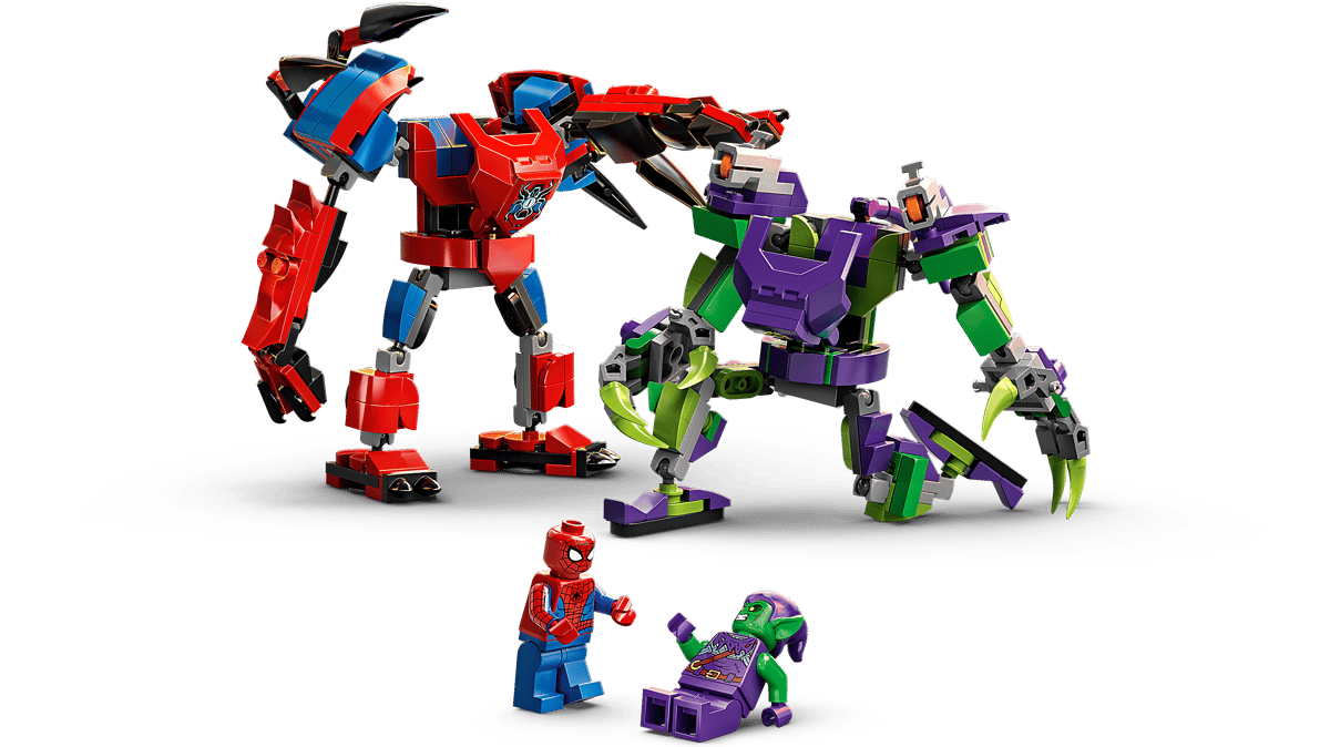 Spider-Man & Green Goblin Mech Battle - Videos - LEGO.com for kids