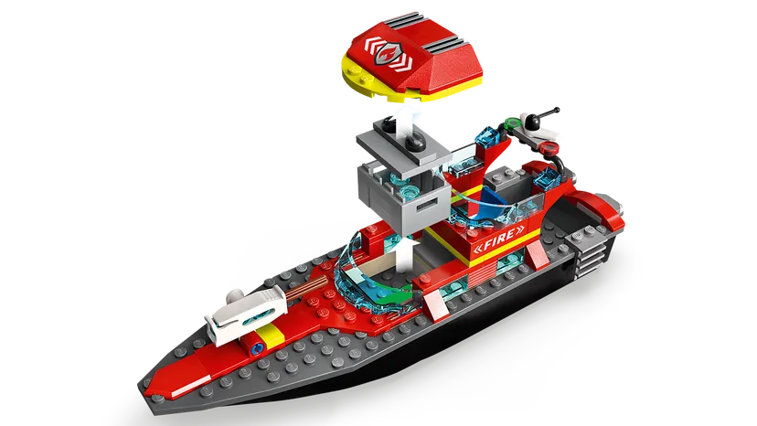 Fire Rescue Boat - Videos - LEGO.com for kids