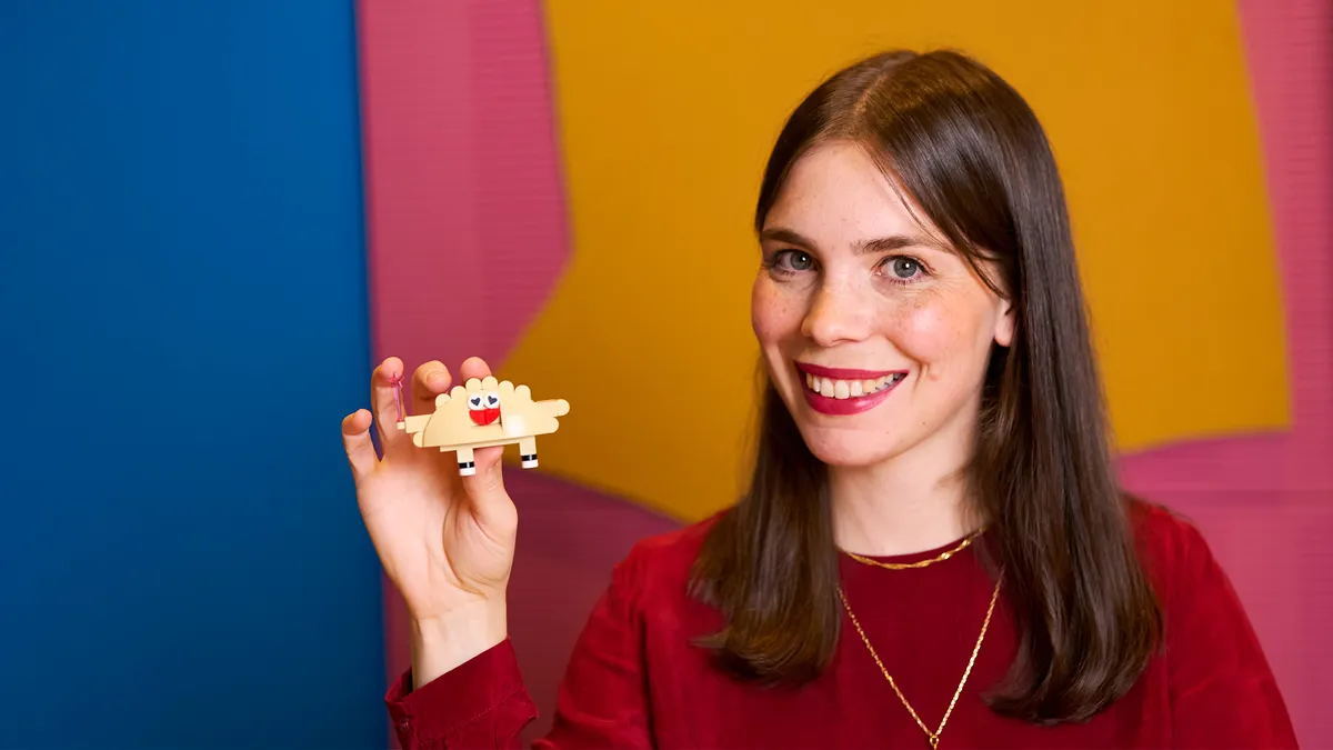 LEGO® Designer Ola Mirecka builds ‘Pierogi Man’ | Watch now