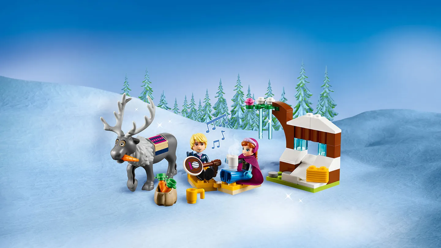 Anna & Kristoff's Sleigh Adventure - Videos - LEGO.com for kids