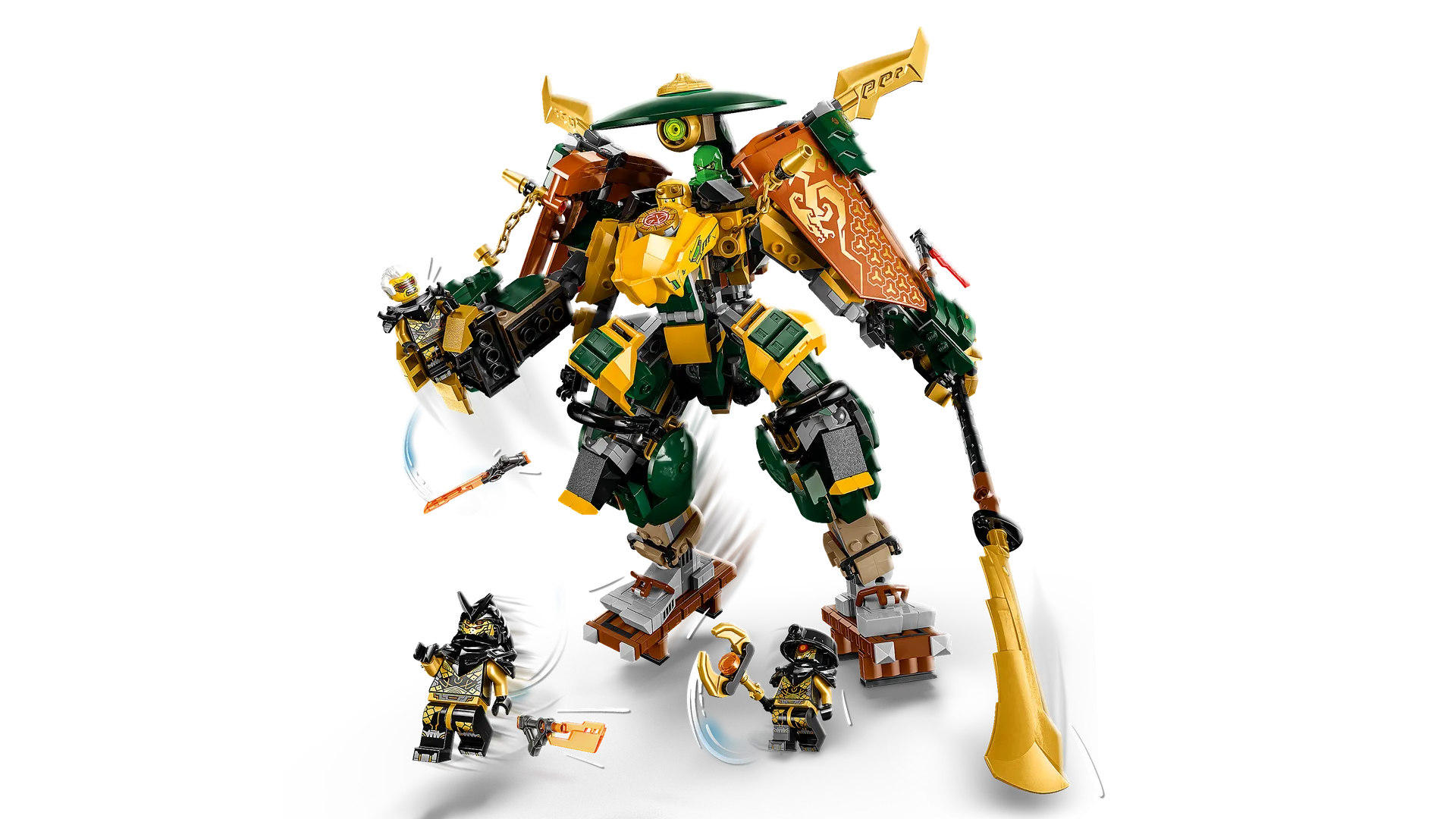 Lloyd and Arin's Ninja Team Mechs - Videos - LEGO.com for kids