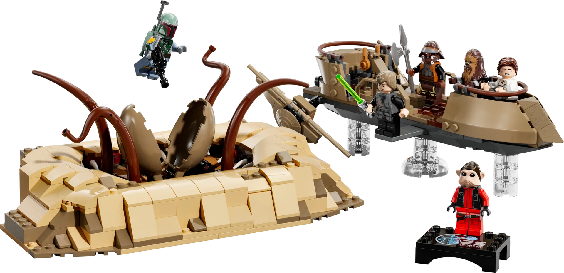 Desert Skiff & Sarlacc Pit - Videos - LEGO.com for kids
