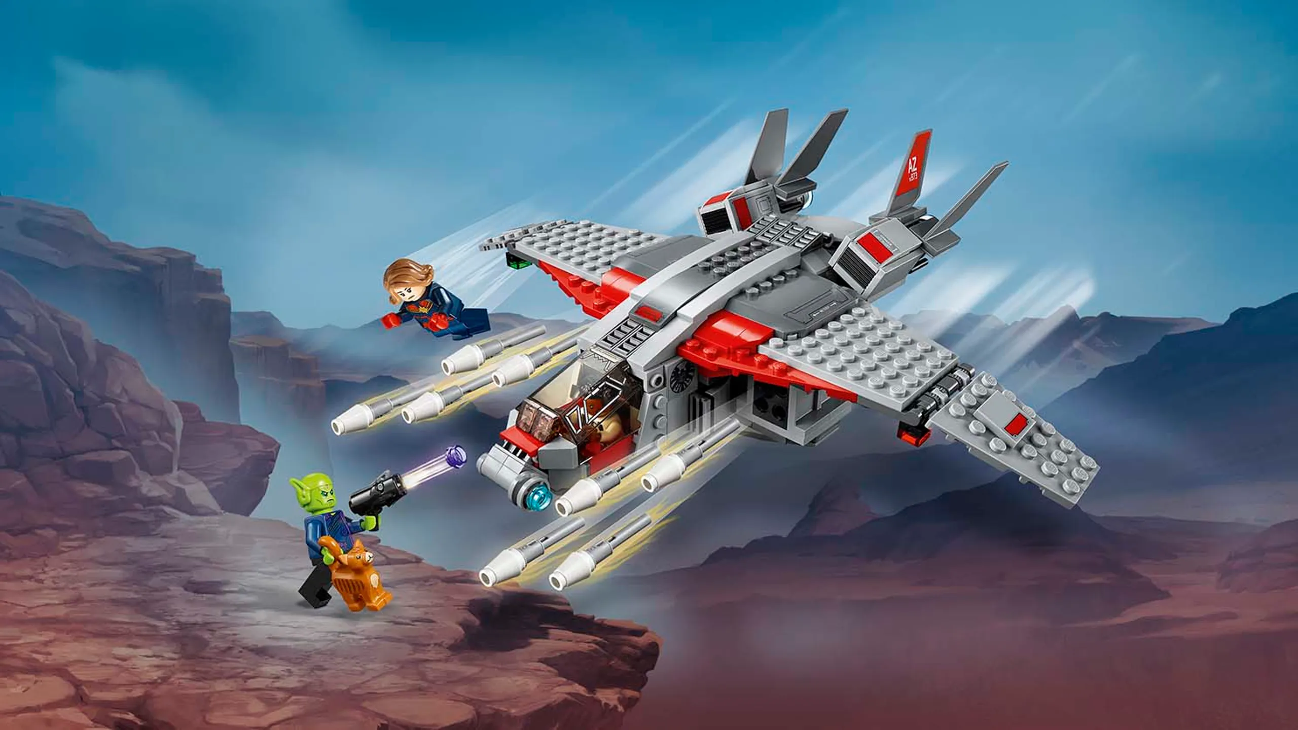 Captain Marvel and The Skrull Attack - Videos - LEGO.com for kids