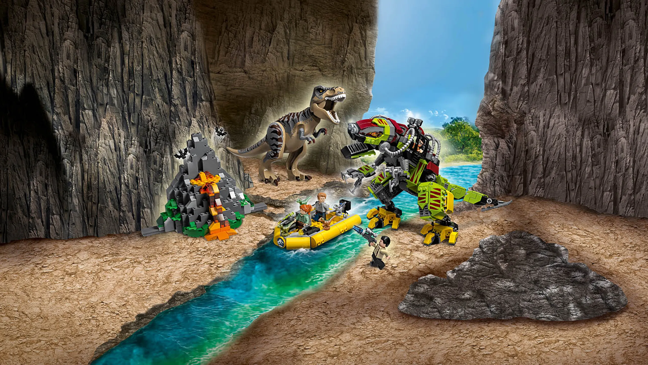 T. rex vs Dino-Mech Battle - Videos - LEGO.com for kids