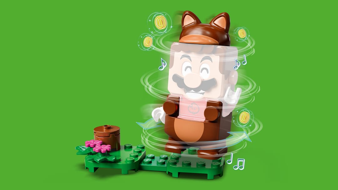 Tanooki Mario Power-Up Pack - Videos - LEGO.com for kids