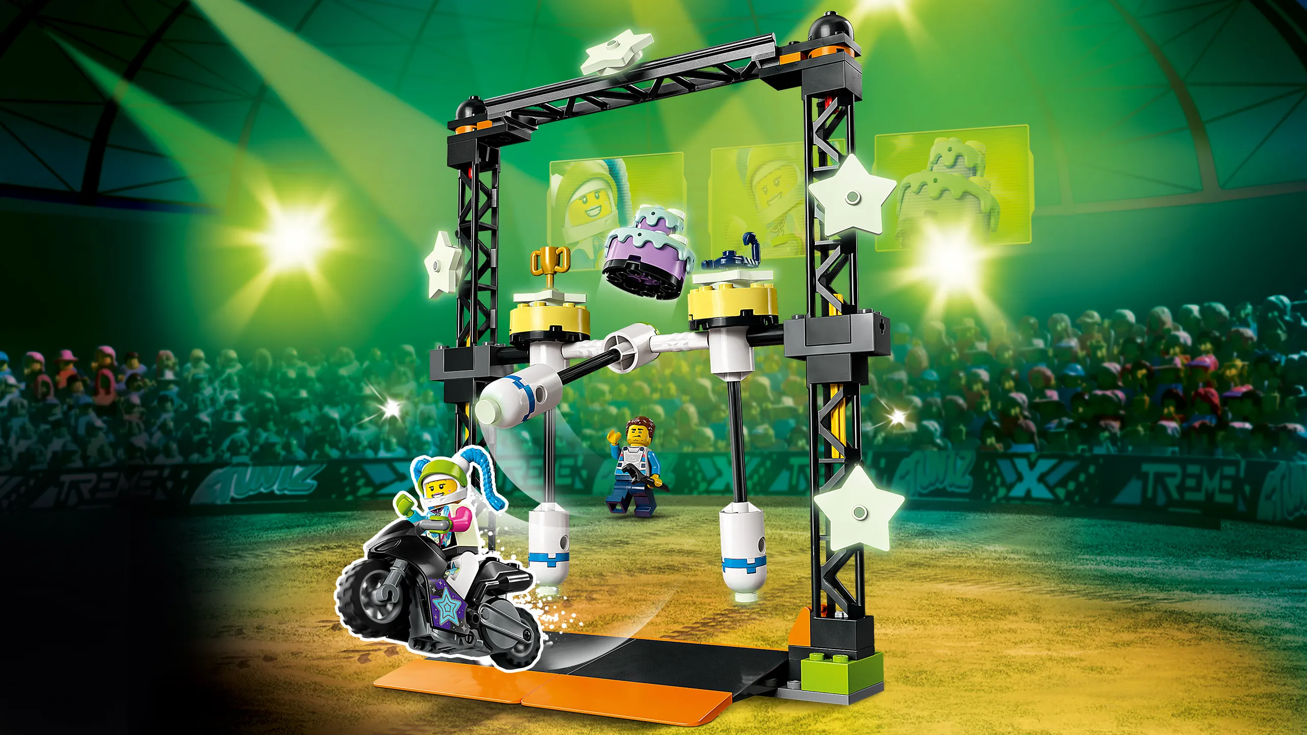 The Knockdown Stunt Challenge - Videos - LEGO.com for kids