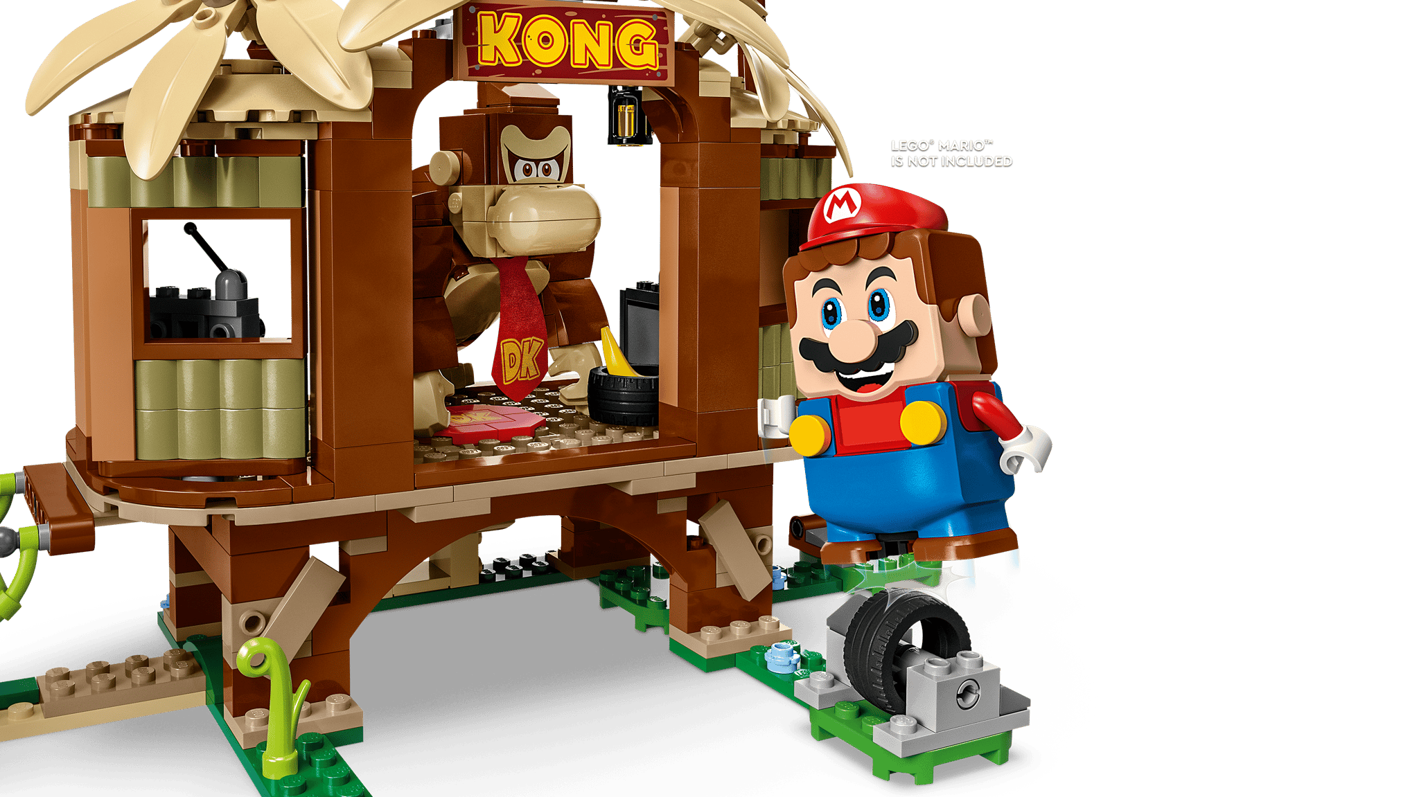 Donkey Kong's Tree House Expansion Set - Videos - LEGO.com for kids