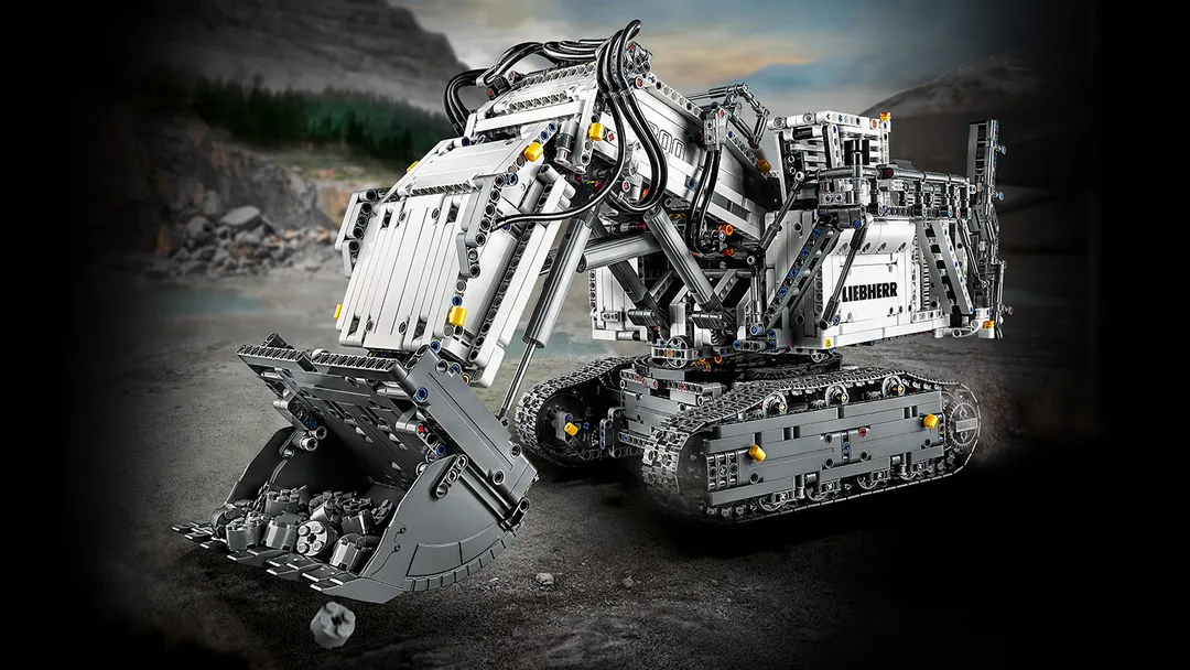 Liebherr R 9800 Excavator - Videos - LEGO.com for kids