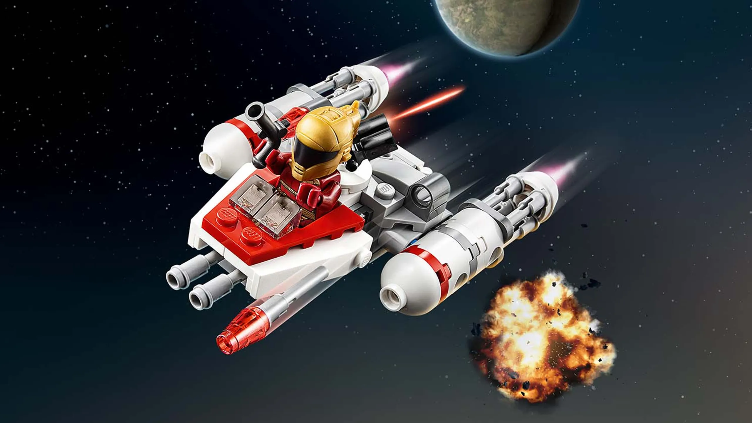 Microfighter: Y-wing™ de la Resistencia - Videos - LEGO.com para niños